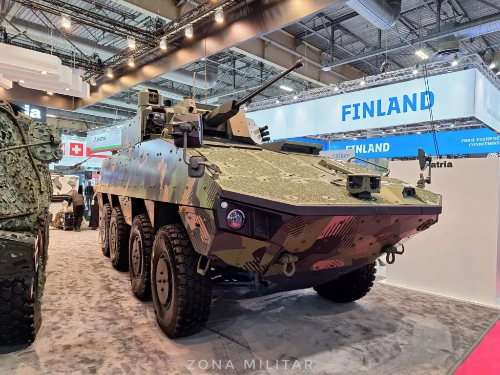 ZM at Eurosatory – Patria presents its innovative FAMOUS ATV concept ...