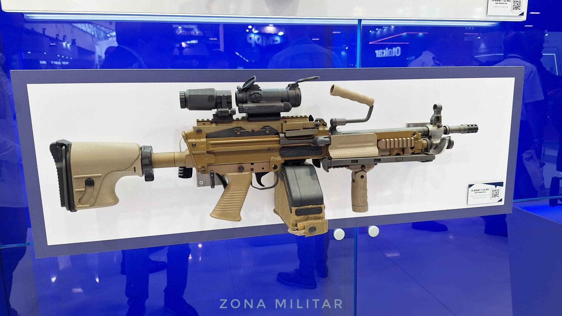 ZM en Eurosatory - FN Herstal presentó a las nuevas versiones de sus ametralladoras ligeras FN ...