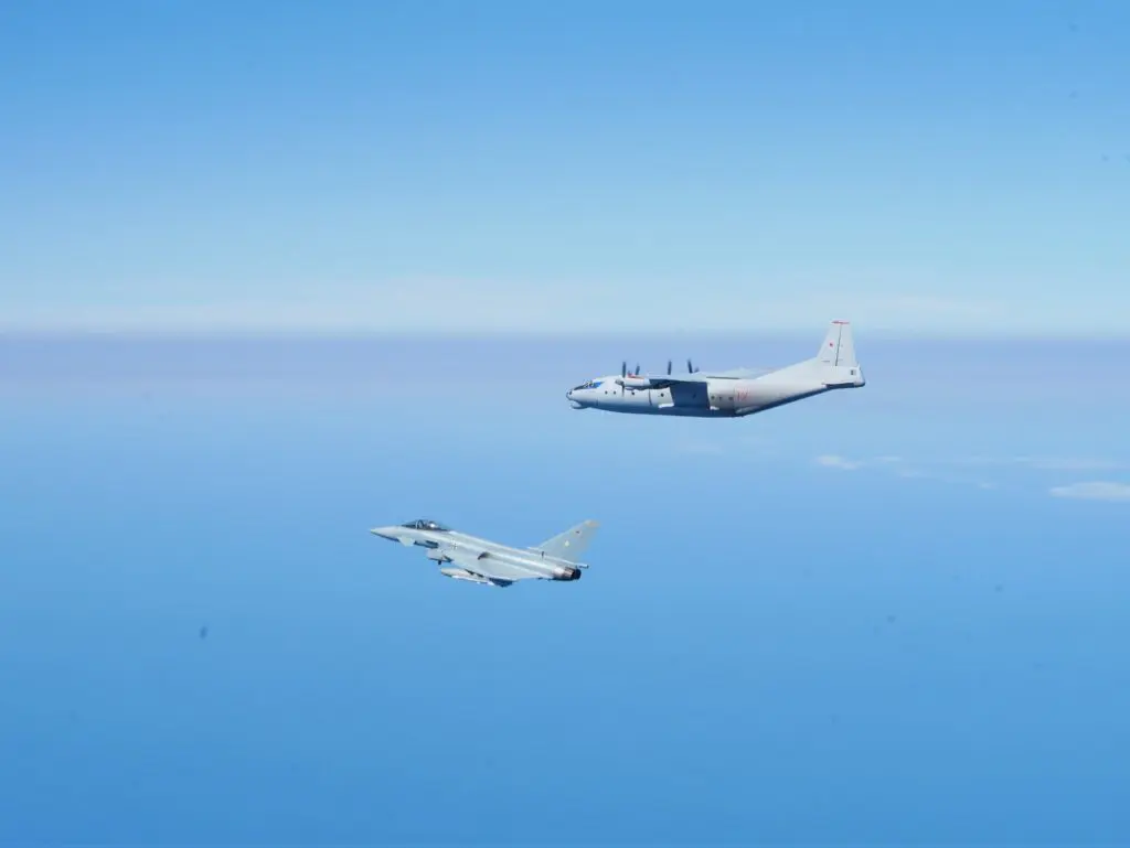 German Eurofighter jets intercepted an Il-20M signals intelligence ...