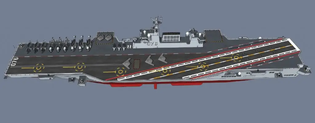 New images show progress in the construction of the Type 076 Amphibious ...