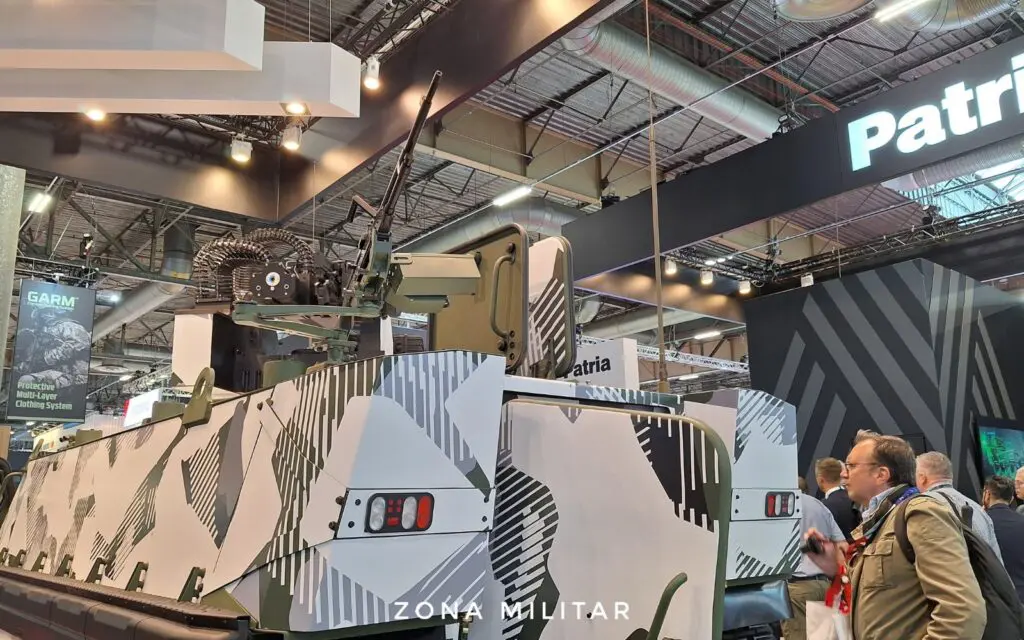 ZM at Eurosatory – Patria presents its innovative FAMOUS ATV concept ...