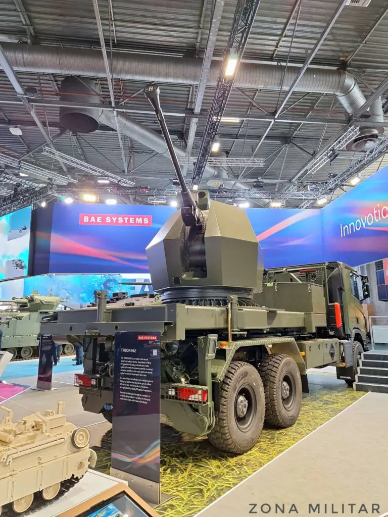 ZM at Eurosatory – BAE Systems presents the Tridon Mk2, its new 40mm anti-aircraft defense system