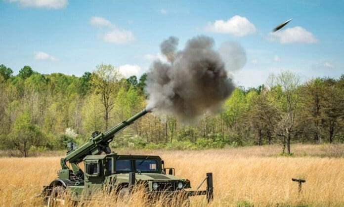 The U.S. company AM General transferred one of its 105mm Hawkeye self ...