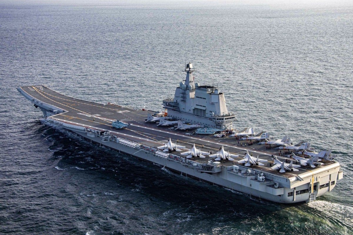 China's Shandong aircraft carrier strike group operated under strict ...