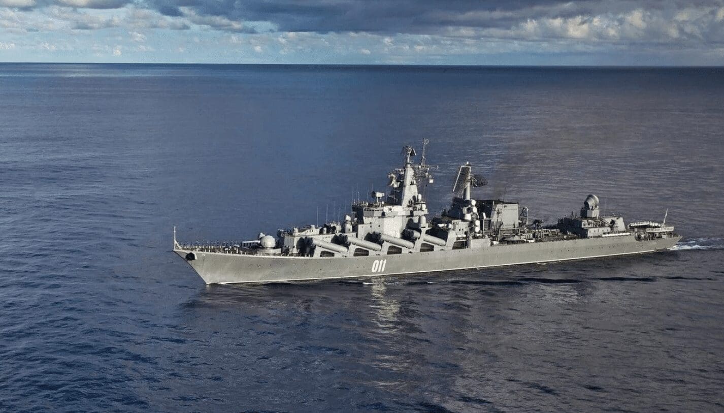 The Japan Self-Defense Forces monitored the return of the cruiser ...