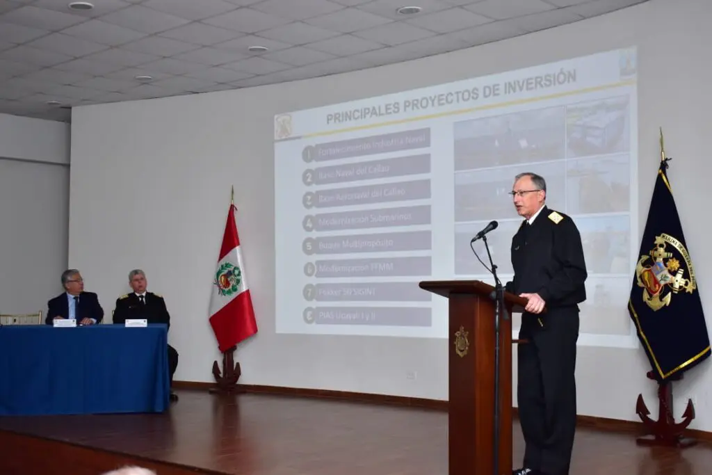 Priority projects of the Peruvian Navy for the upcoming year 2025