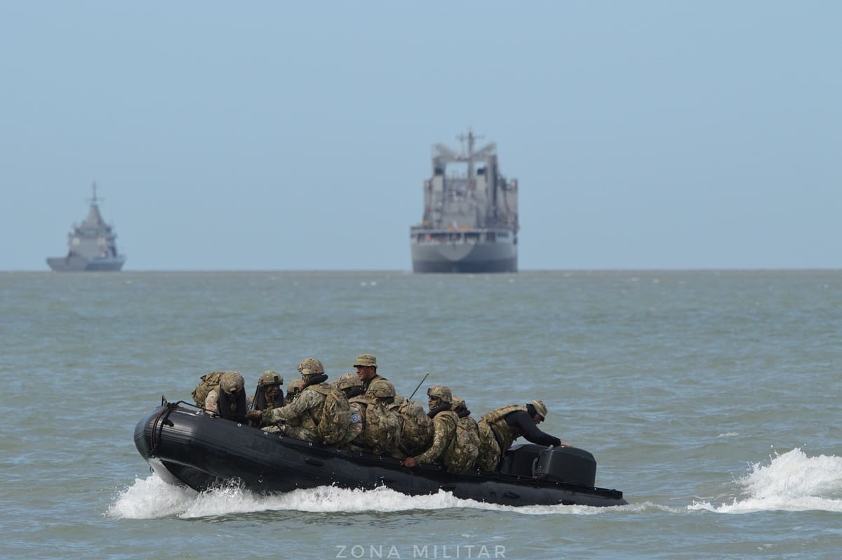 Cobertura - Como fue la incursión anfibia durante el ejercicio AONIKENK ...