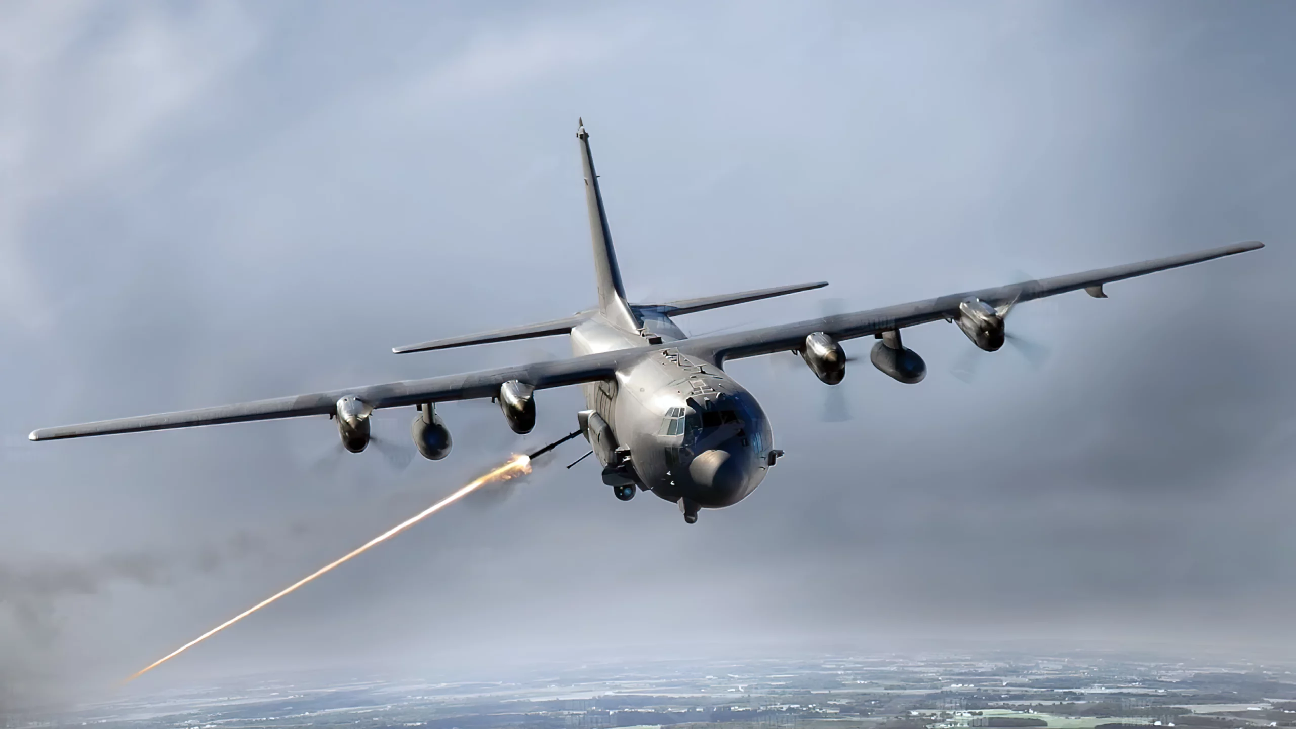 The AC-130J aircraft of the U.S. Air Force will retain their 105mm guns ...