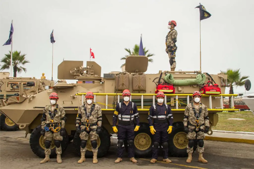 The Peruvian Marine Corps is accredited to perform USAR tasks
