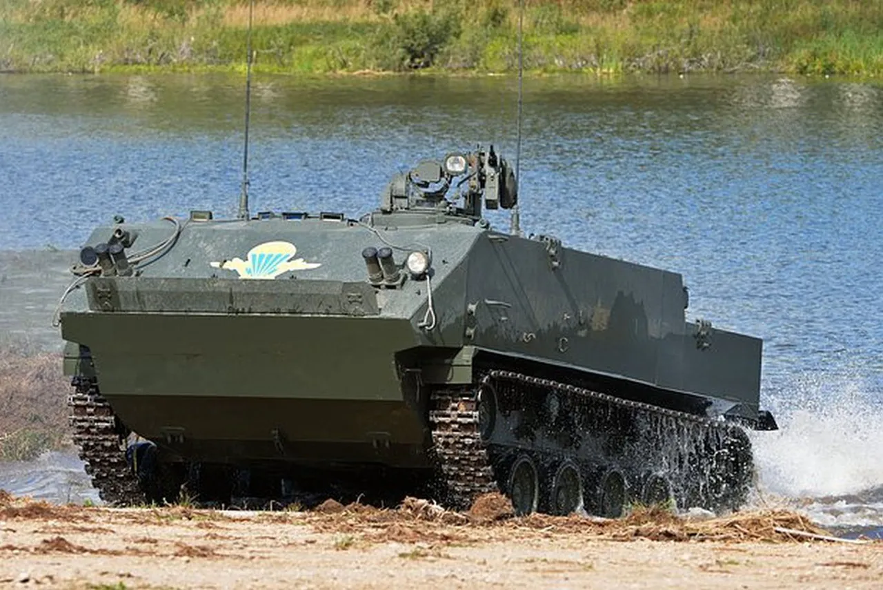 The Russian Airborne Forces receive a new batch of modernized amphibious armored vehicles BTR-MD%