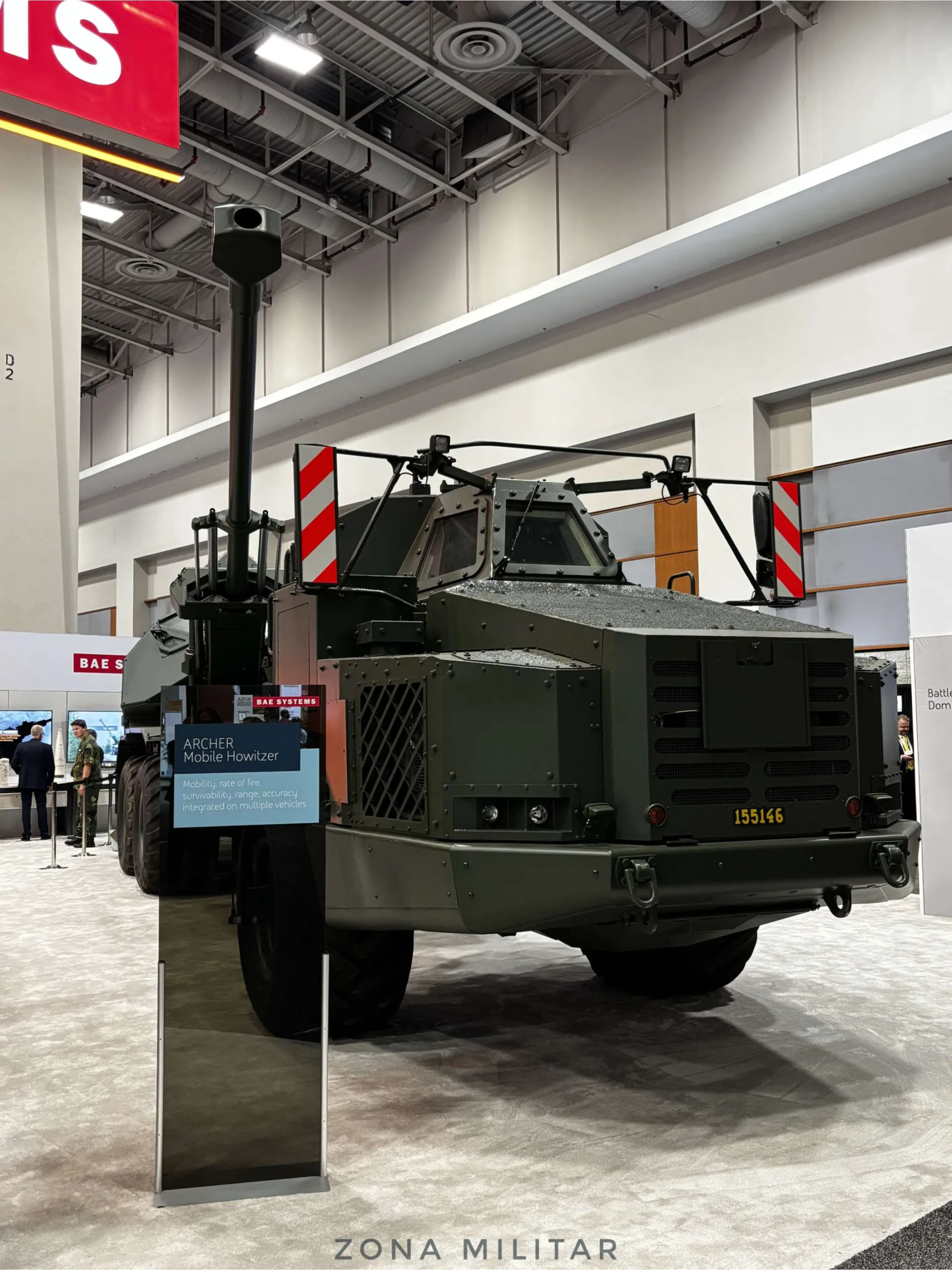 ZM en AUSA 2024 - BAE Systems apuesta por el Archer para ser el futuro obús autopropulsado de ...