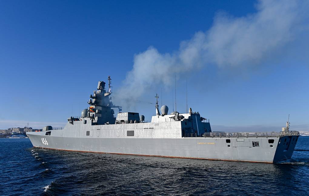 La fragata Almirante Gorshkov de la Armada Rusa arribó a Túnez como ...