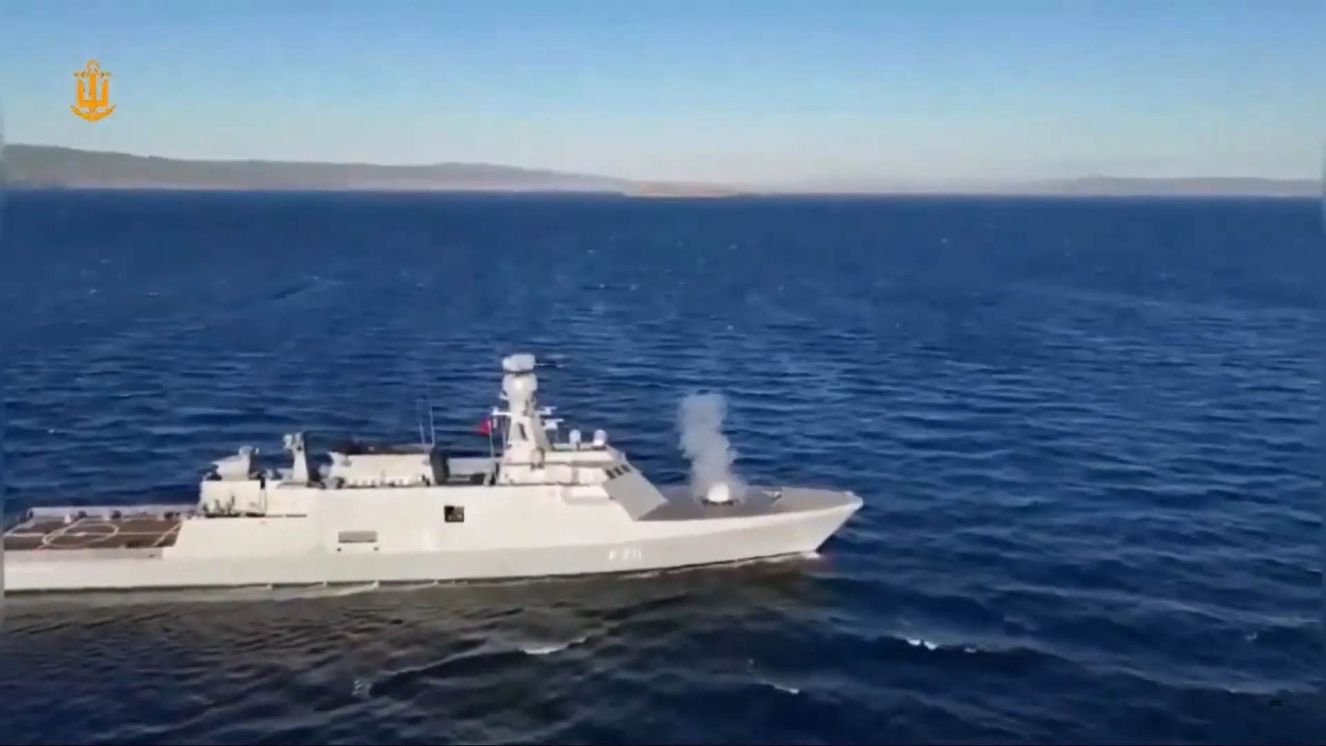 The first of the new corvettes built by Turkey for the Ukrainian Navy ...