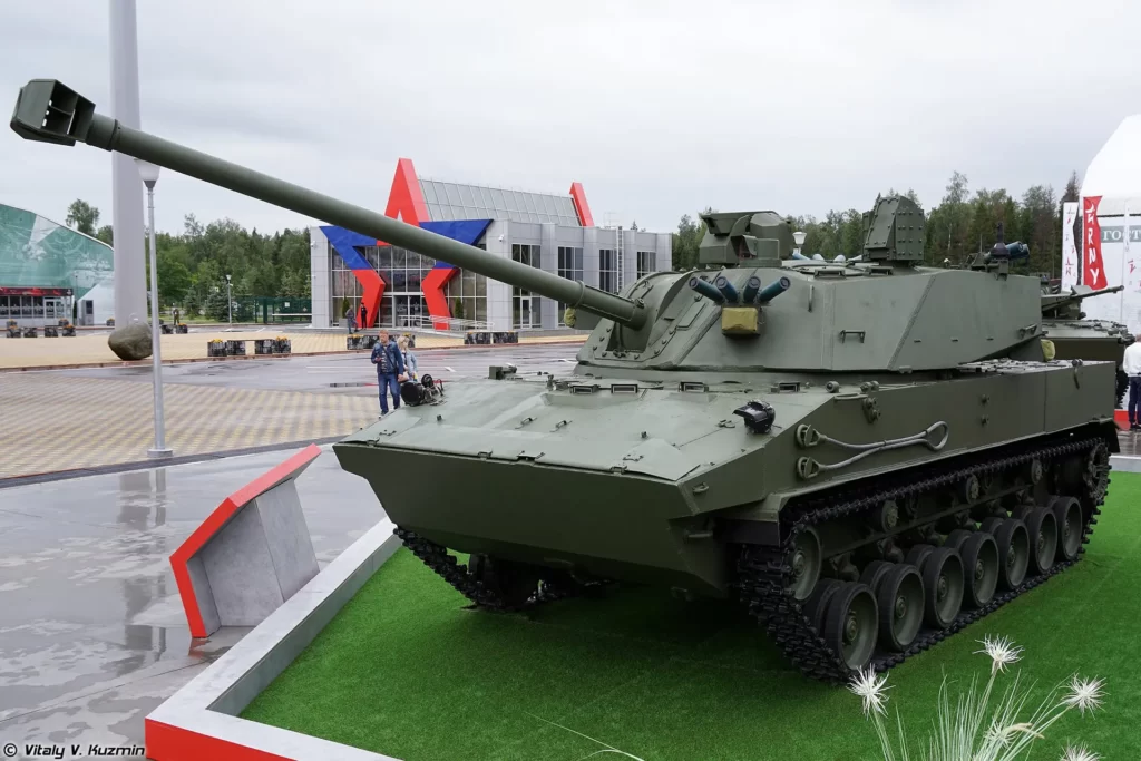 The new 2S42 Lotos self-propelled mortar of the Russian Airborne Forces ...