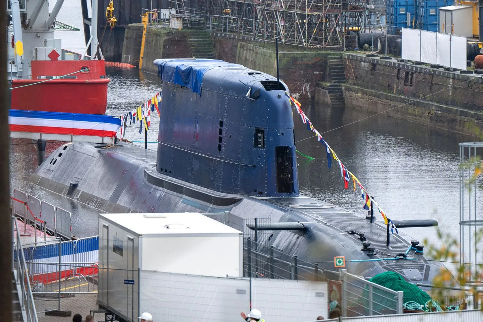 The third and final of the new Dolphin II-class submarines built by TKMS for the Israeli Navy ...