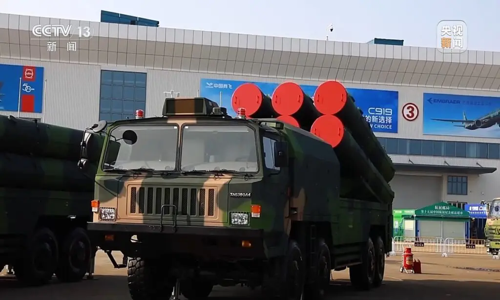 The new HQ-19 ballistic missile defense system of the Chinese Air Force ...