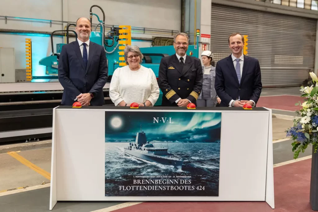 Construction has begun on the first of the German Navy's new Type 424 ...