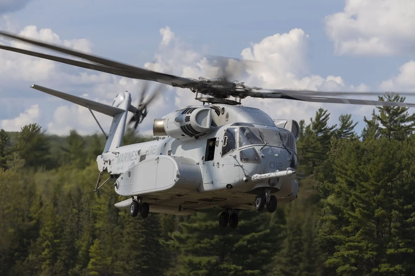 Us Marine Corps Usmc Ch53e Sea Stallion Helicopter 8x12 Marine Corps