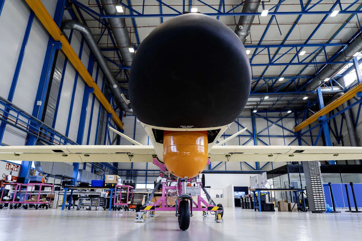 El primer prototipo del nuevo drone SIRTAP de las Fuerzas Armadas ...