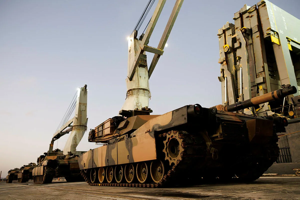 Australia advances in the delivery of the 49 M1A1 Abrams tanks pledged to the Ukrainian Armed Forces