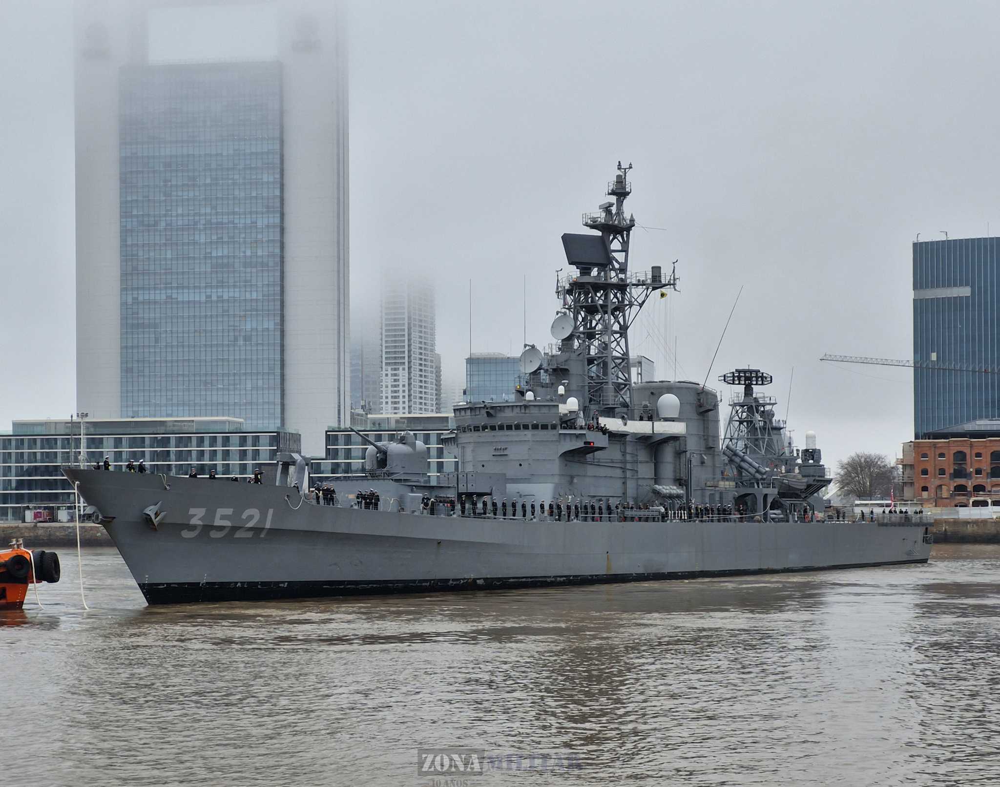 Cobertura - Arribaron a Buenos Aires los buques JS Kashima y JS ...