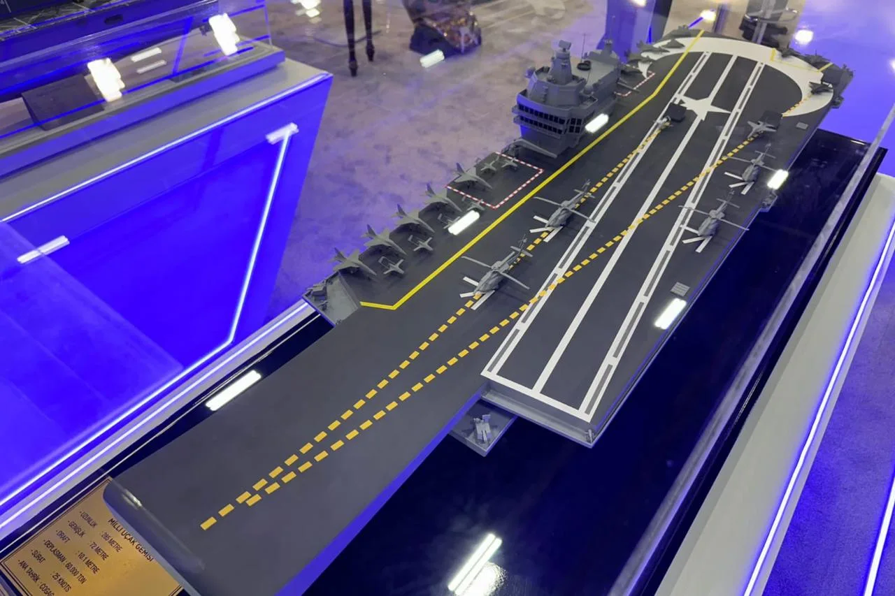 The launching of the new MUGEM aircraft carrier, built locally for the Turkish Navy, is expected ...