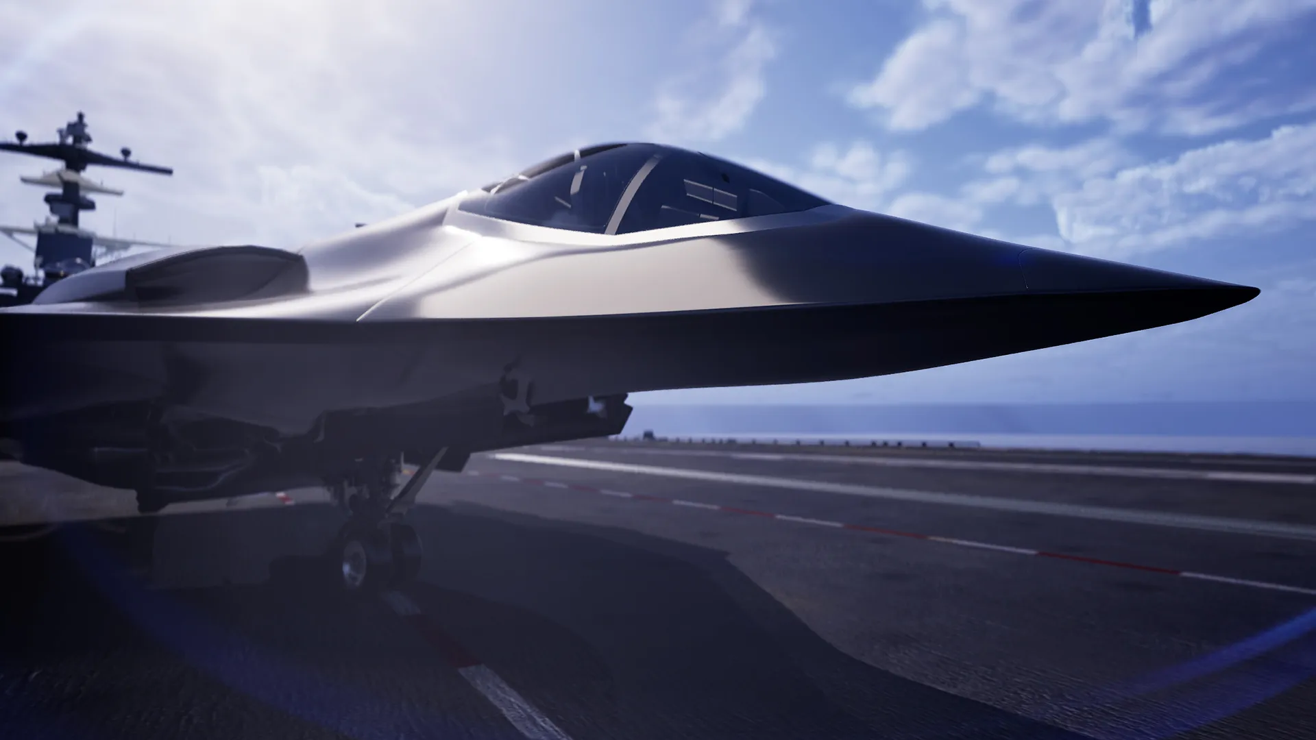 Northrop Grumman devela la imagen conceptual del que podría ser el futuro caza de sexta ...