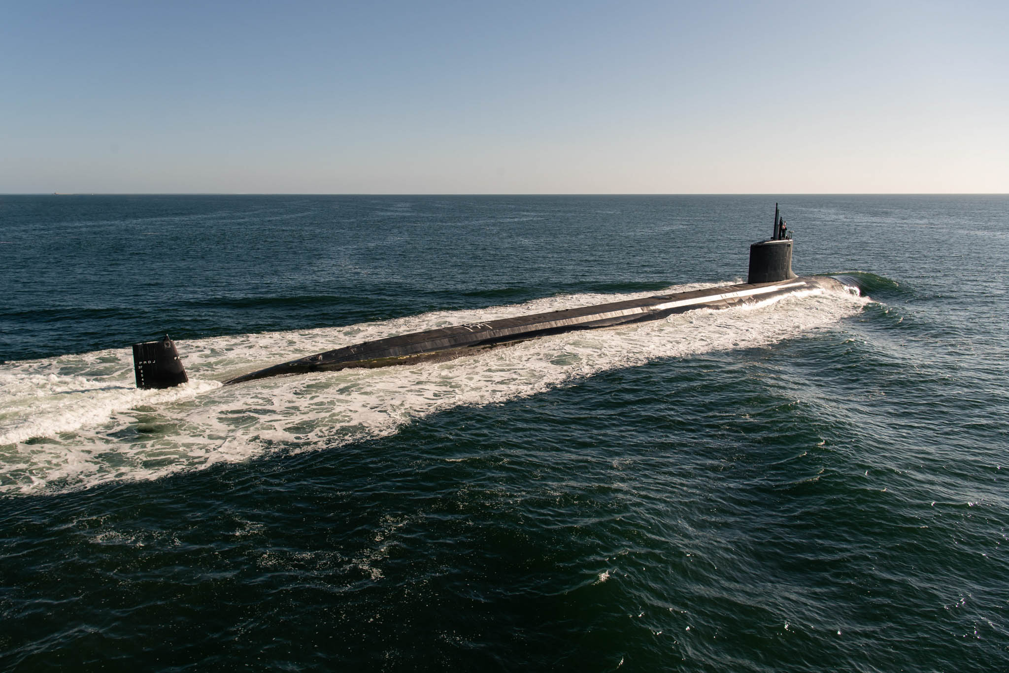 The future U.S. Navy nuclear-powered submarine USS Massachusetts has ...